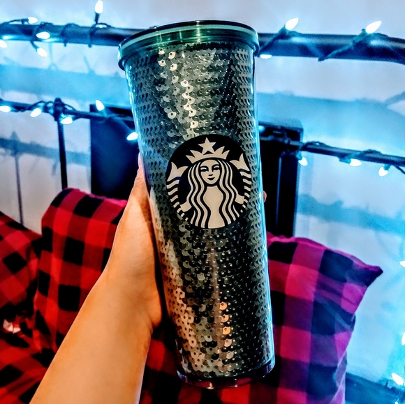 Starbucks | Accents | New Starbucks Tumblr Sequence Green Glitter ...